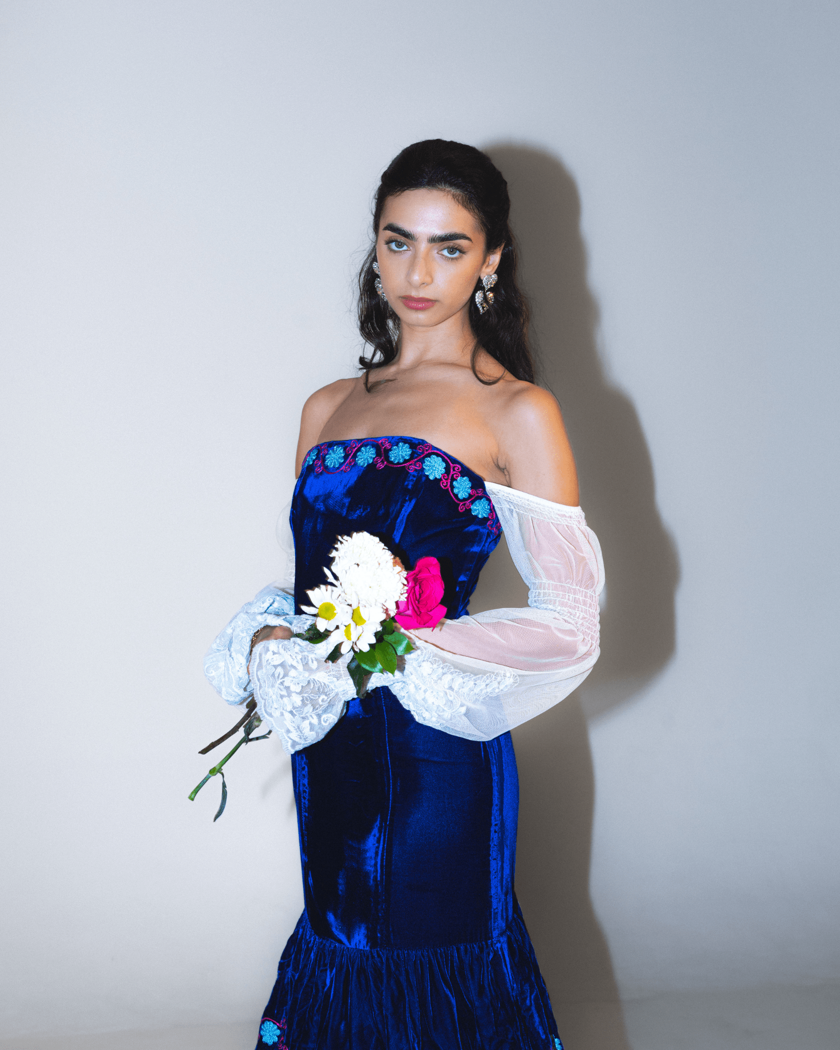 Modern Palestinian Embroidery Evening Wear | Deerah